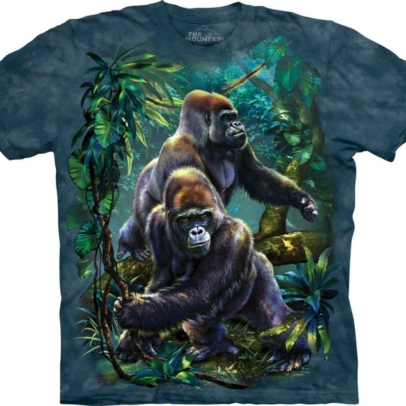 The Mountain | Shirts | The Mountain Gorilla Jungle King Kong Primate ...
